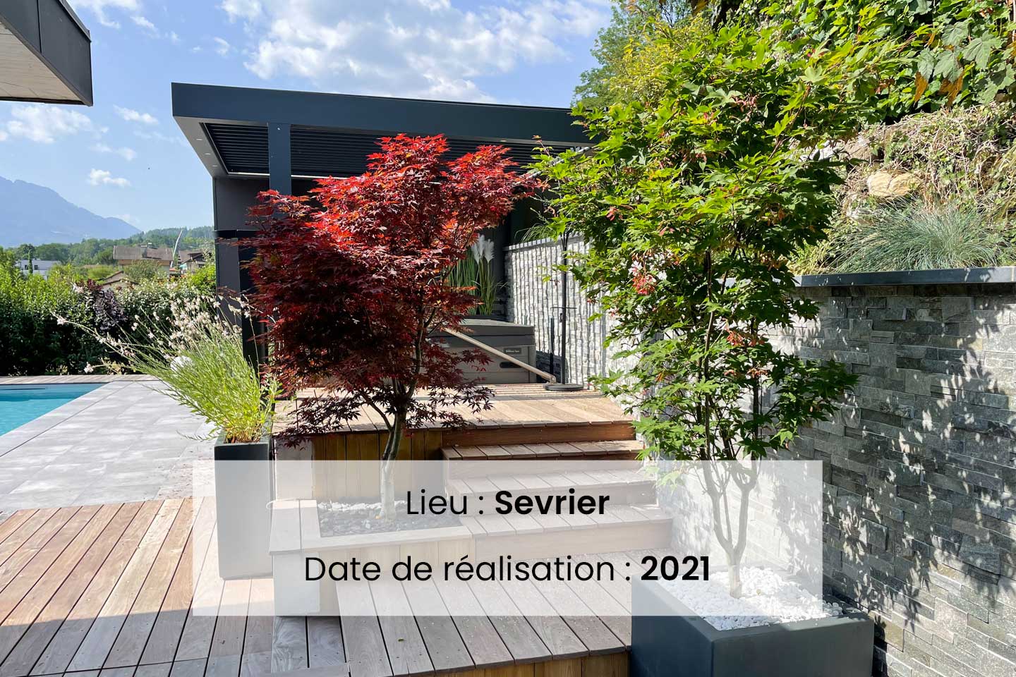 Réamenagement d'un talus avec intégration d'un spa + création d'une ...